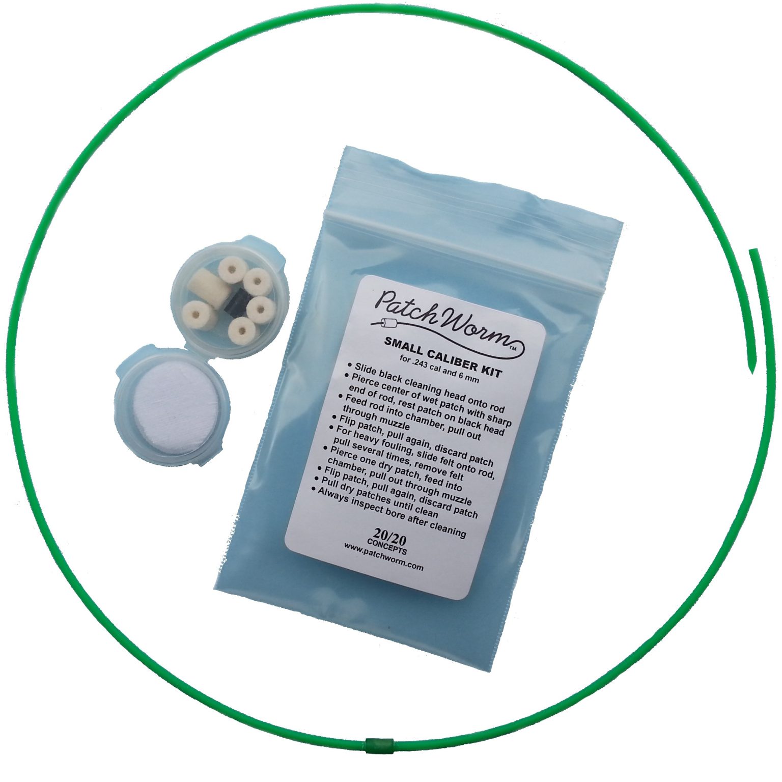 PatchWorm Small Caliber Kit - PatchWorm